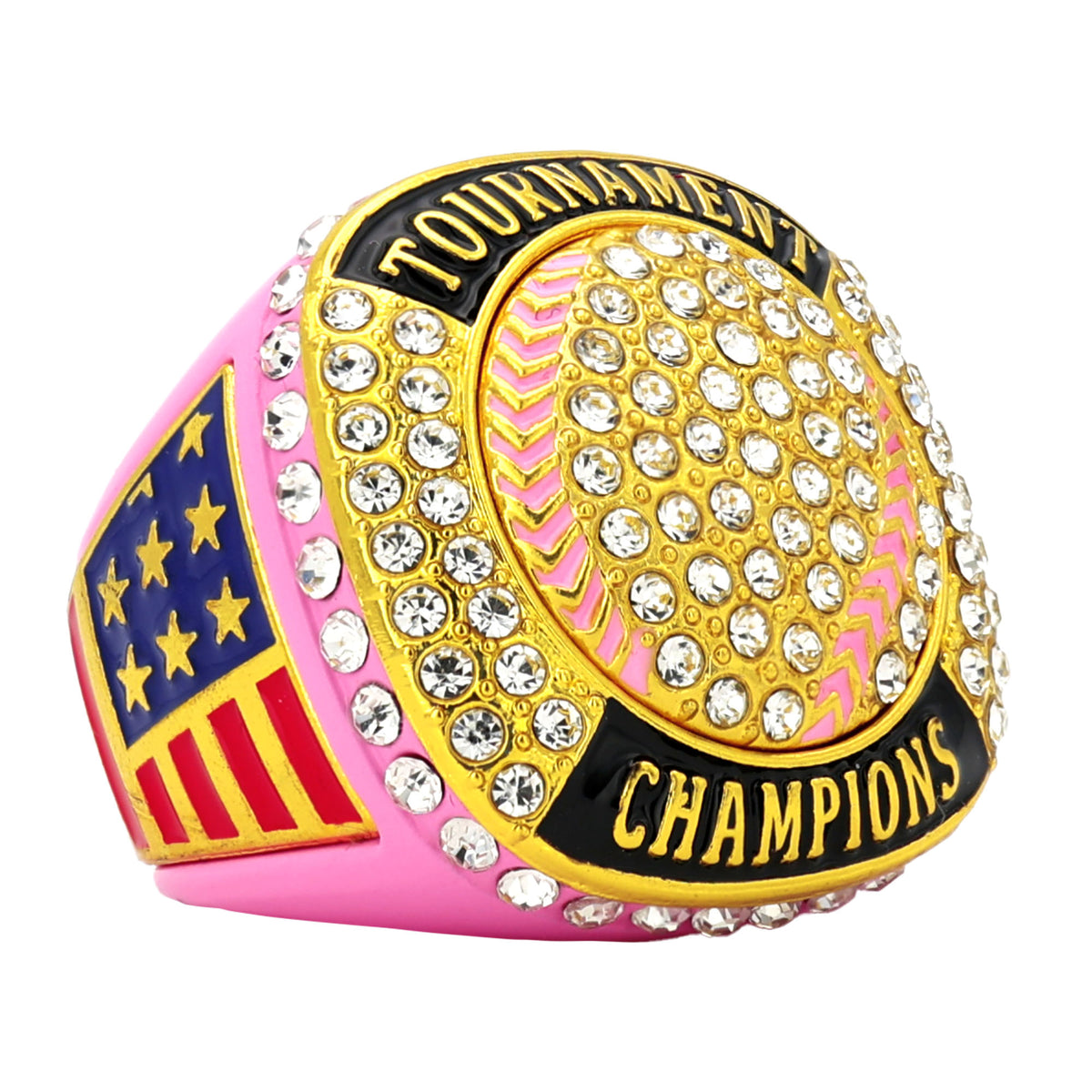 GEN25A PINK TOURNAMENT CHAMPIONS RING – Bownet Promotions